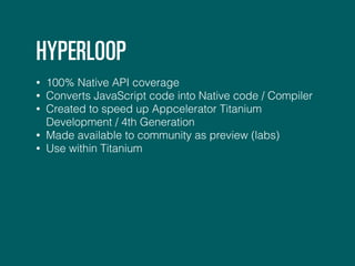 Titanium: Native Mobile Apps with Javascript | PDF