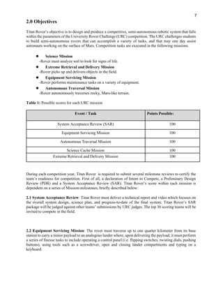 Titan Rover Senior Design Project Critical Design Review 2021 | PDF