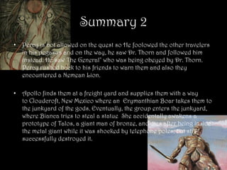 Titan's curse presentation | PPTX