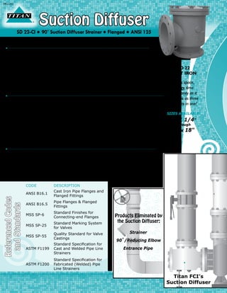Titan Suction Diffuser - Pump Protection | PDF