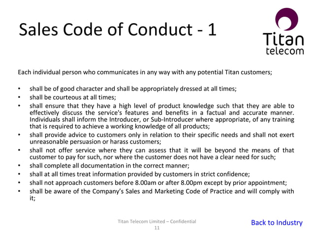 Titan telecomproducttrainingandinformationpackverbalsalesnew | PPT