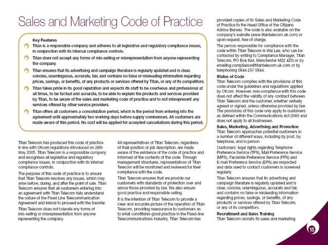 Titan telecomproducttrainingandinformationpackverbalsalesnew | PPT