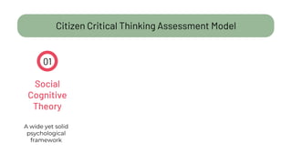 Critical Thinking Assessment Model.pptx | Educational Assessment | Education