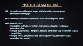 Penghayatan nilai islam di malaysia | PPT