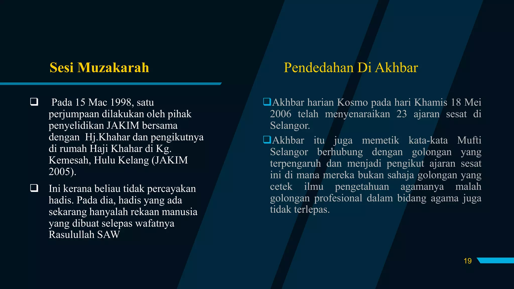 Titas isu semasa: Golongan anti-hadith dan cabarannya | PPTX