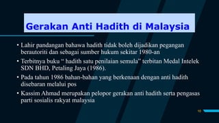 Titas isu semasa: Golongan anti-hadith dan cabarannya | PPTX