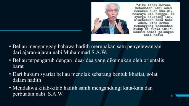Titas isu semasa: Golongan anti-hadith dan cabarannya | PPTX