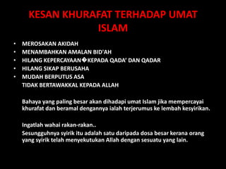 Amalan Khurafat Masyarakat Melayu | PPTX