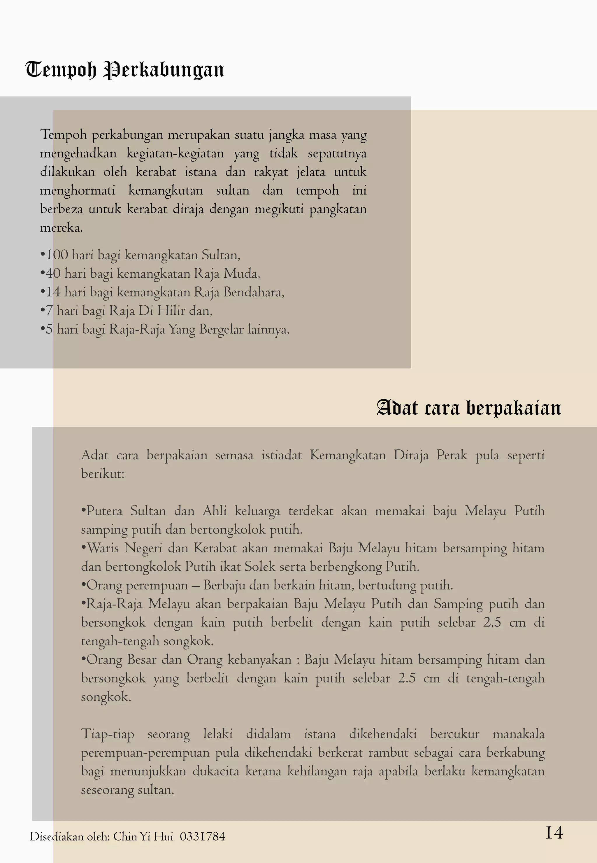 Pusaka Negeri Perak ( TITAS Adat-adat istiadat Negeri Perak ) | PDF