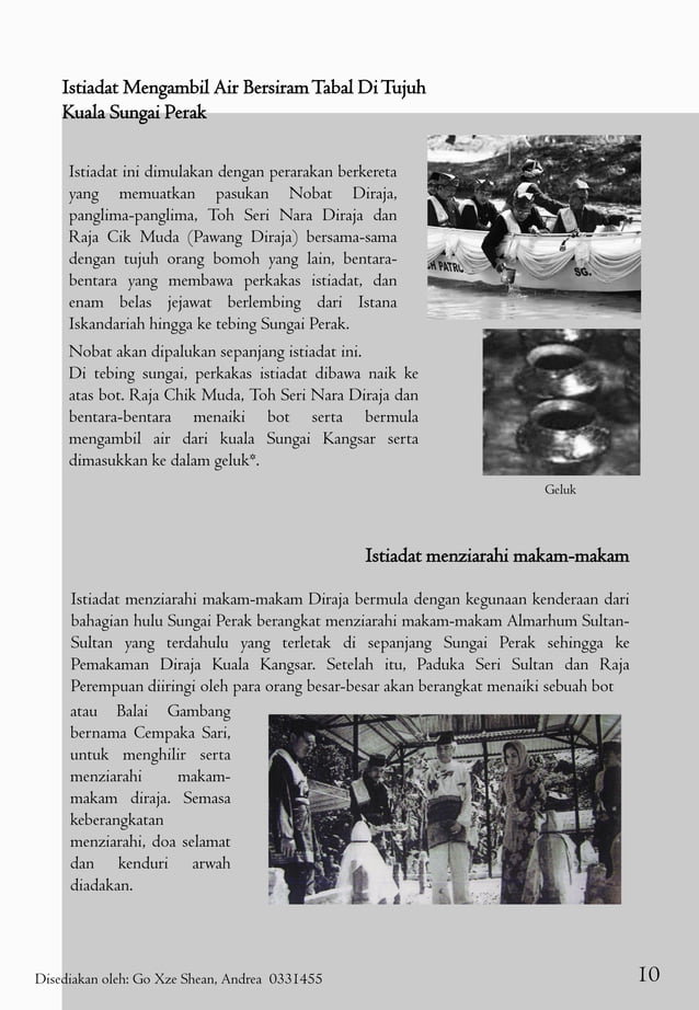 Pusaka Negeri Perak ( TITAS Adat-adat istiadat Negeri Perak ) | PDF