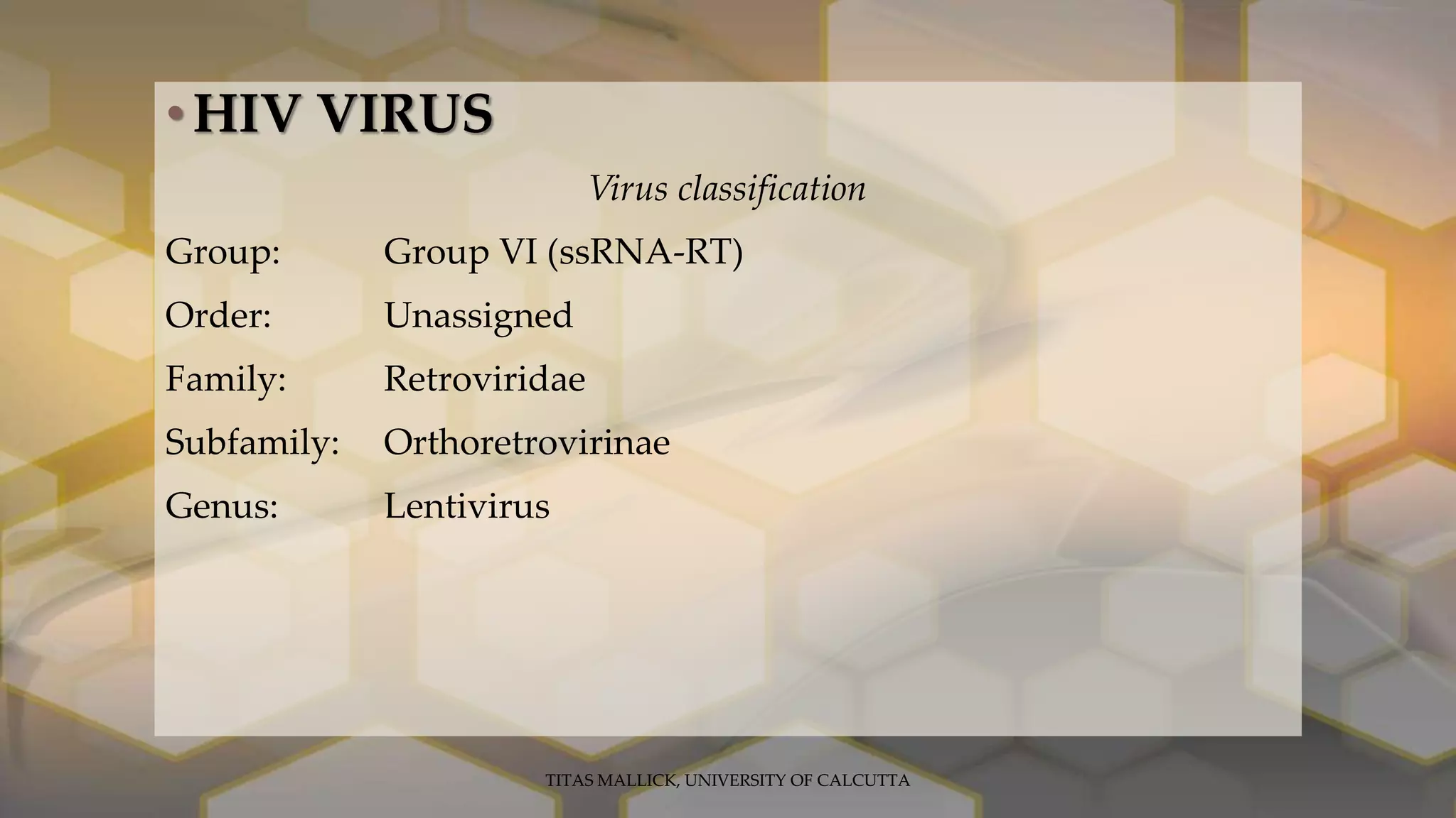HIV biology and isolation of RT inhibitor from plant | PPT