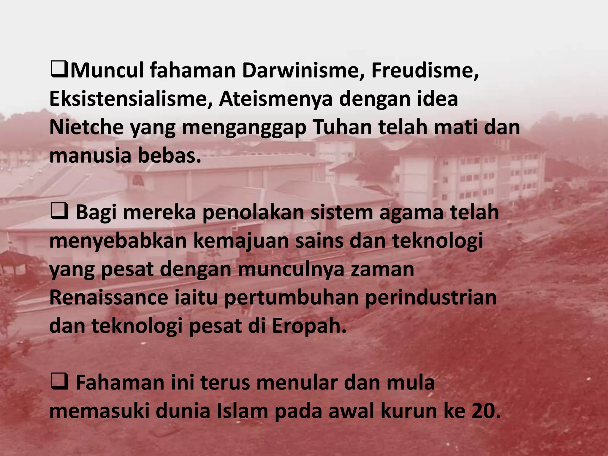 Sekularisme dan Kesannya terhadap masyarakat dan negara | PPTX