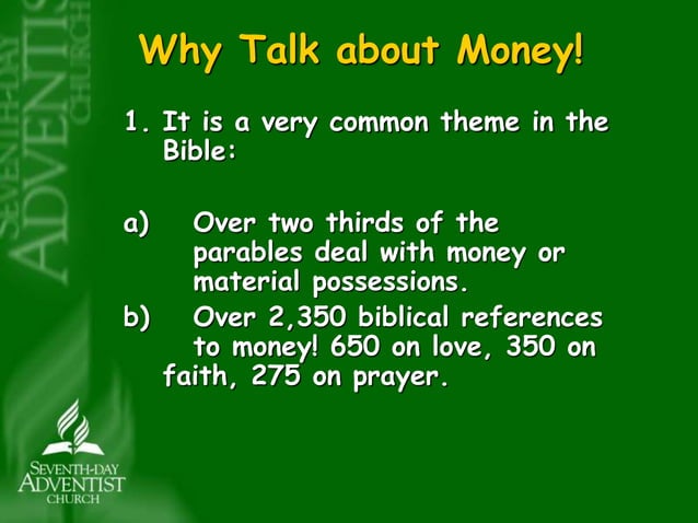 Tithe: A Sign of God's Lordship | PPTX