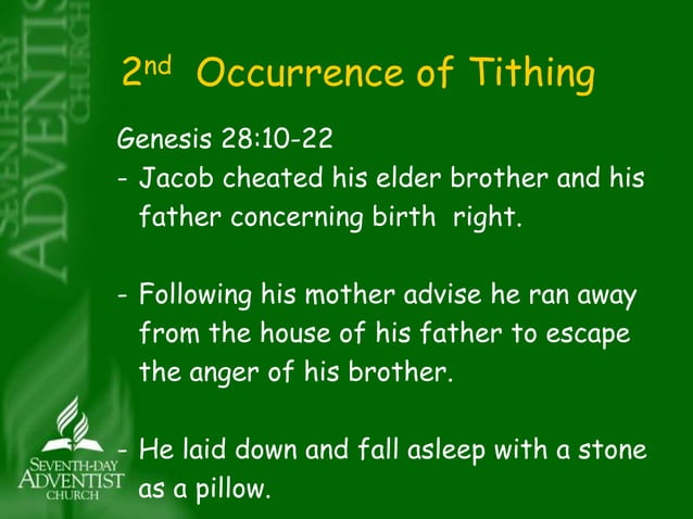 Tithe: A Sign of God's Lordship | PPTX