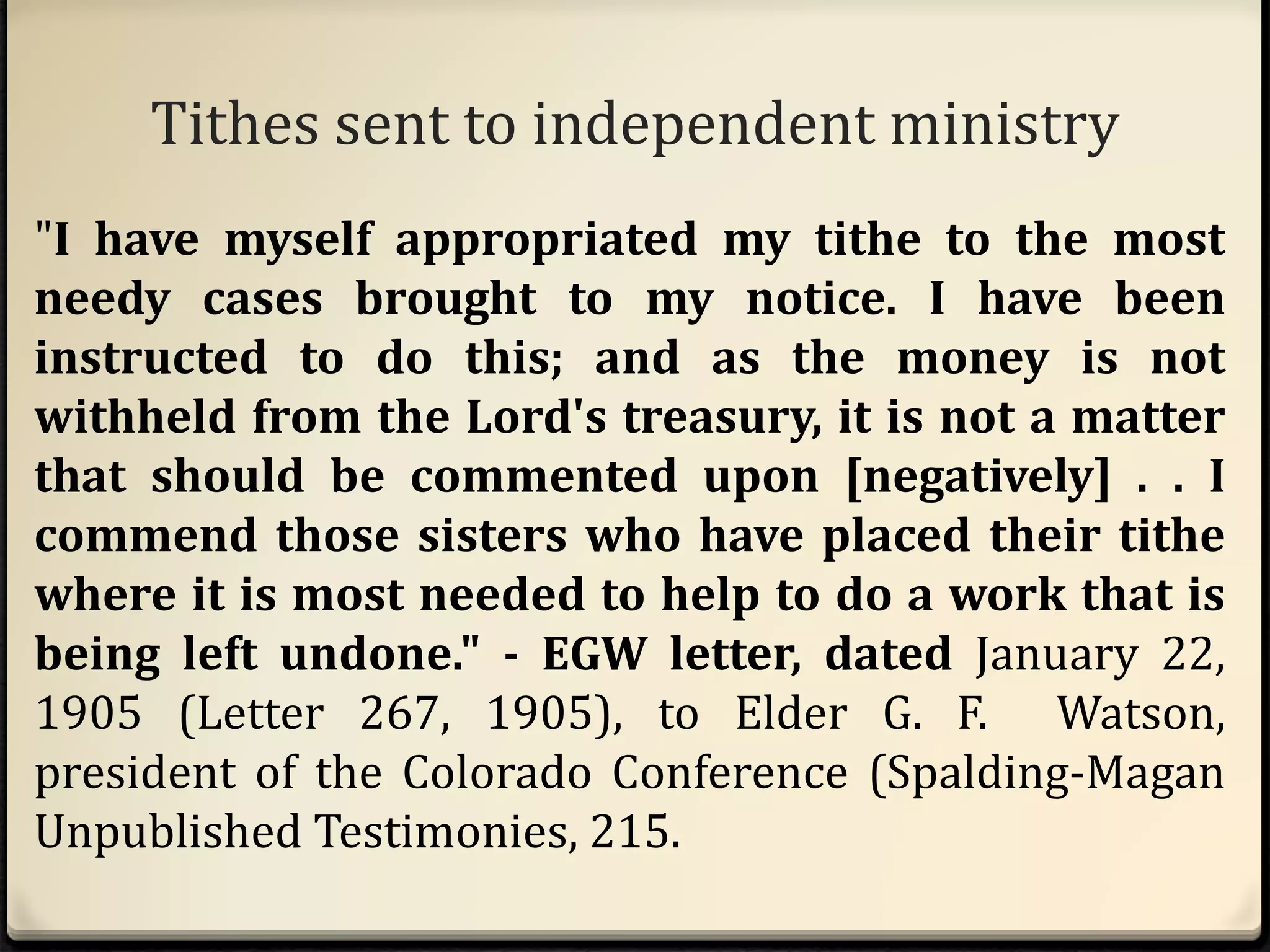 Tithes and offerings | PPTX