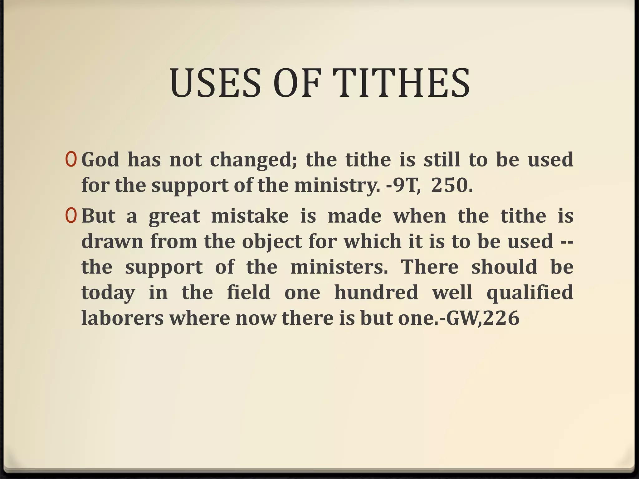 Tithes and offerings | PPTX