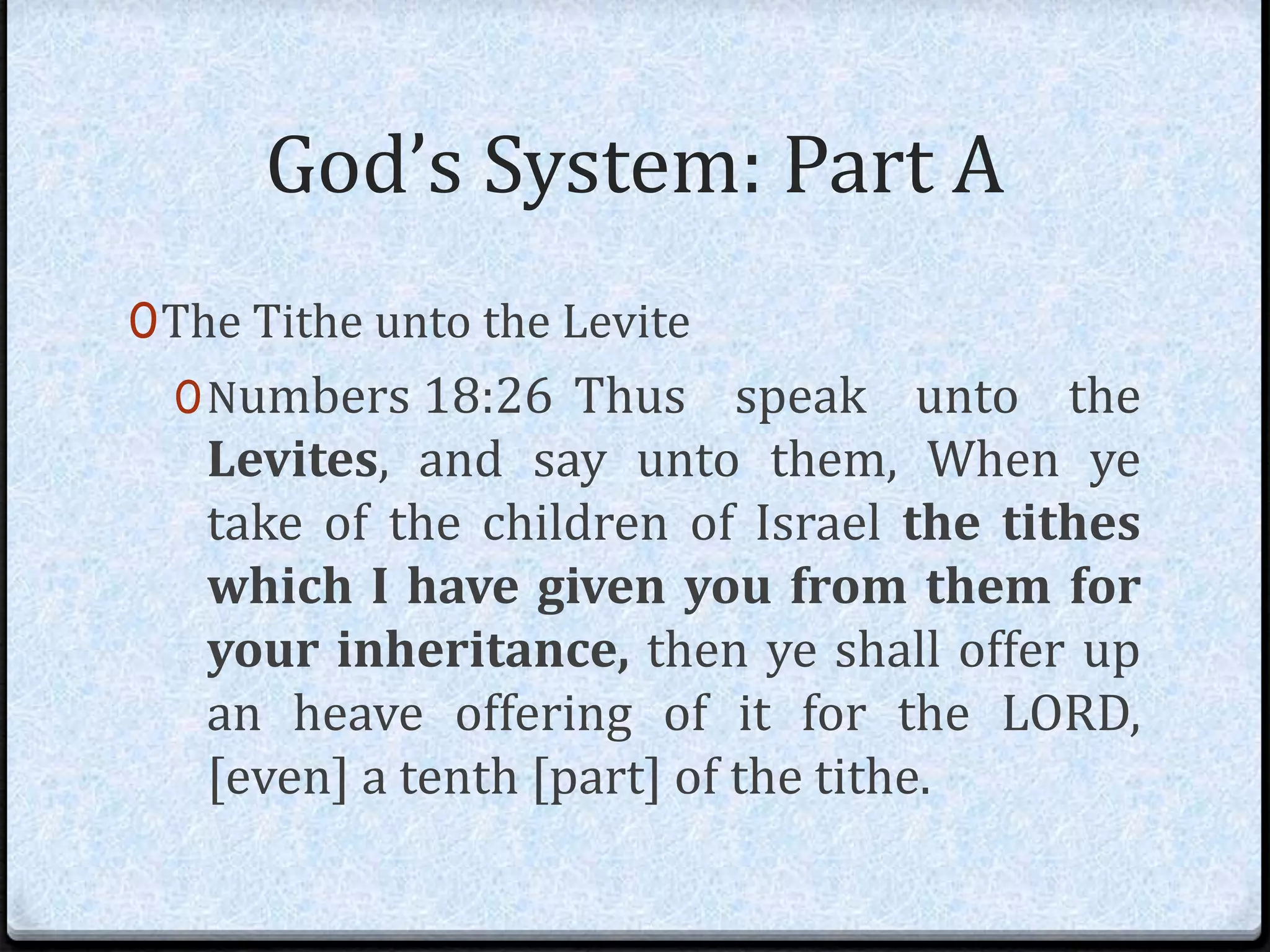 Tithes and offerings | PPTX