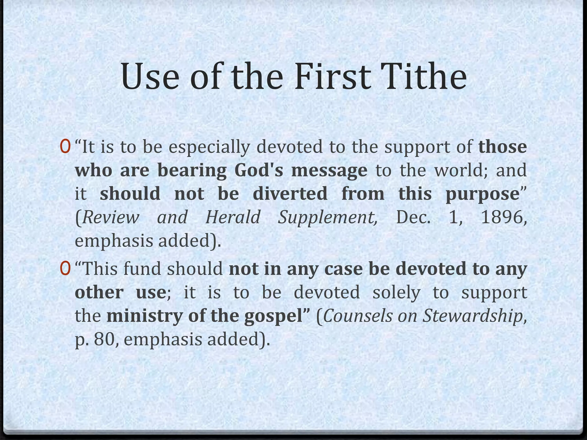 Tithes and offerings | PPTX