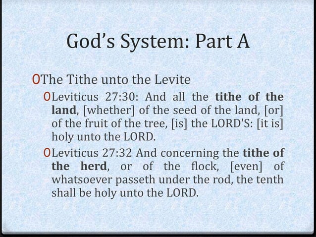 Tithes and offerings | PPTX