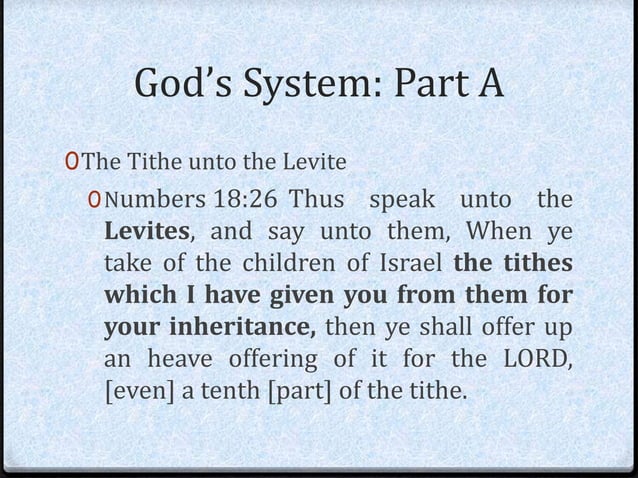 Tithes and offerings | PPTX