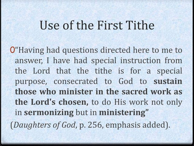 Tithes and offerings | PPTX