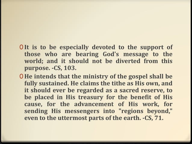 Tithes and offerings | PPTX