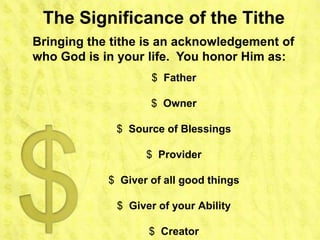 Tithing | PPTX