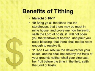 Tithing | PPTX