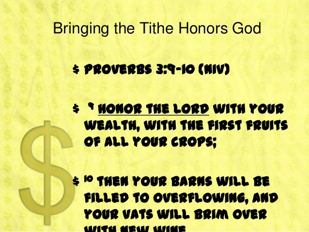 Tithing