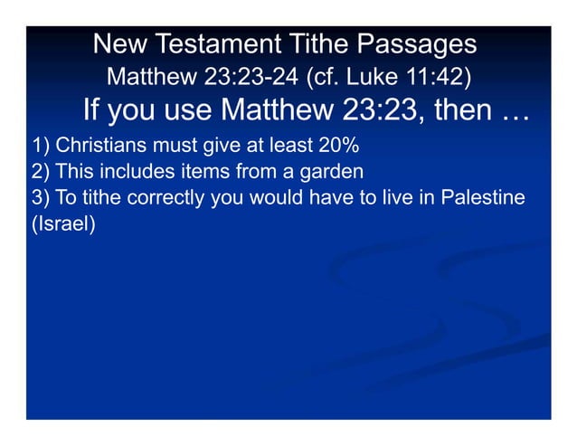 Tithing in nt_power_points | PPTX
