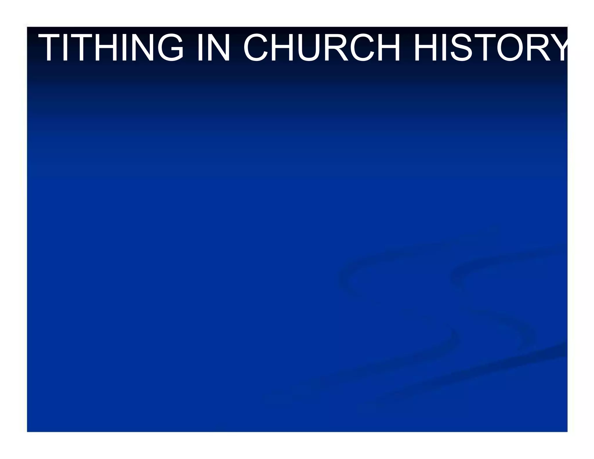 Tithing introduction powerpoints | PPTX