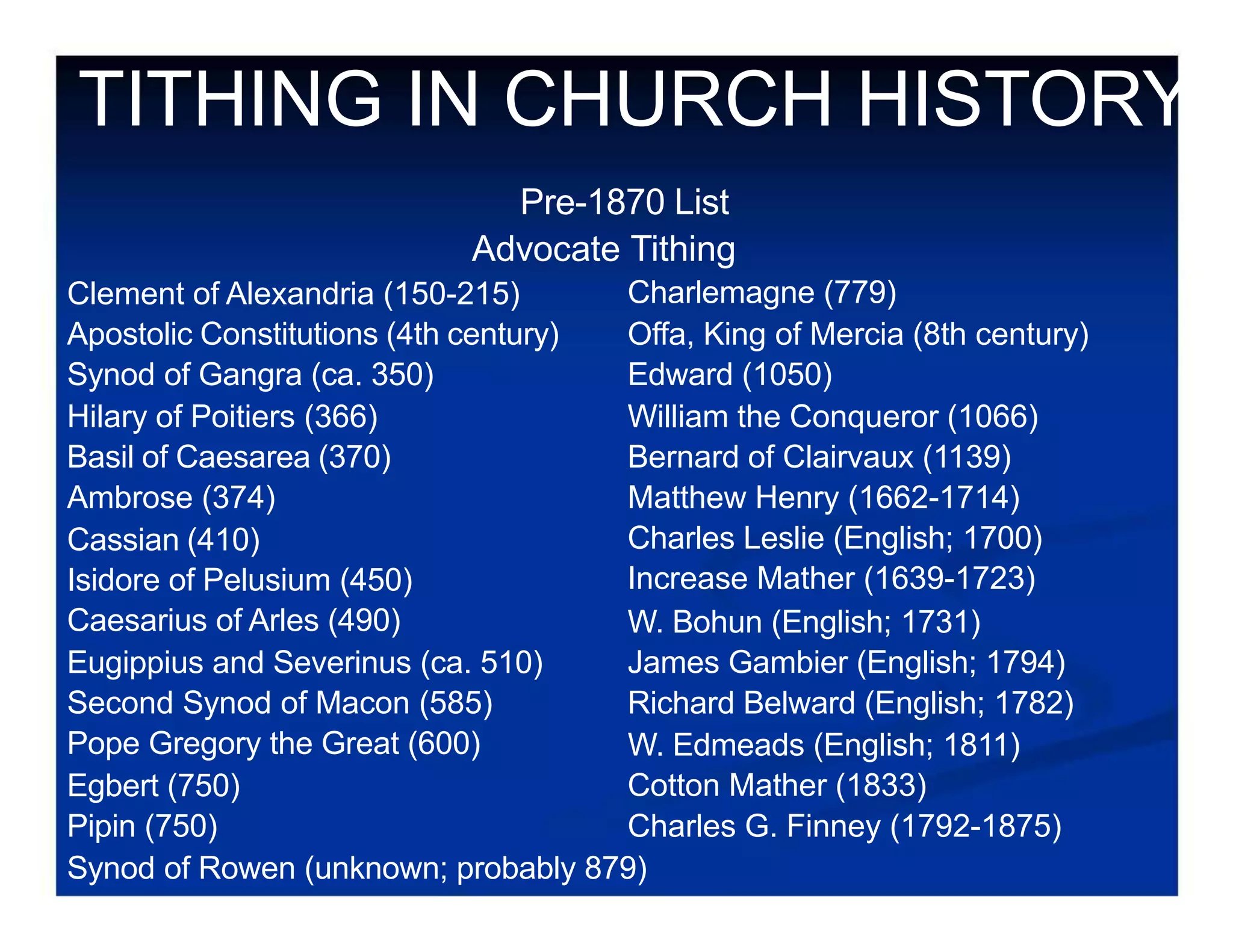 Tithing introduction powerpoints | PPTX