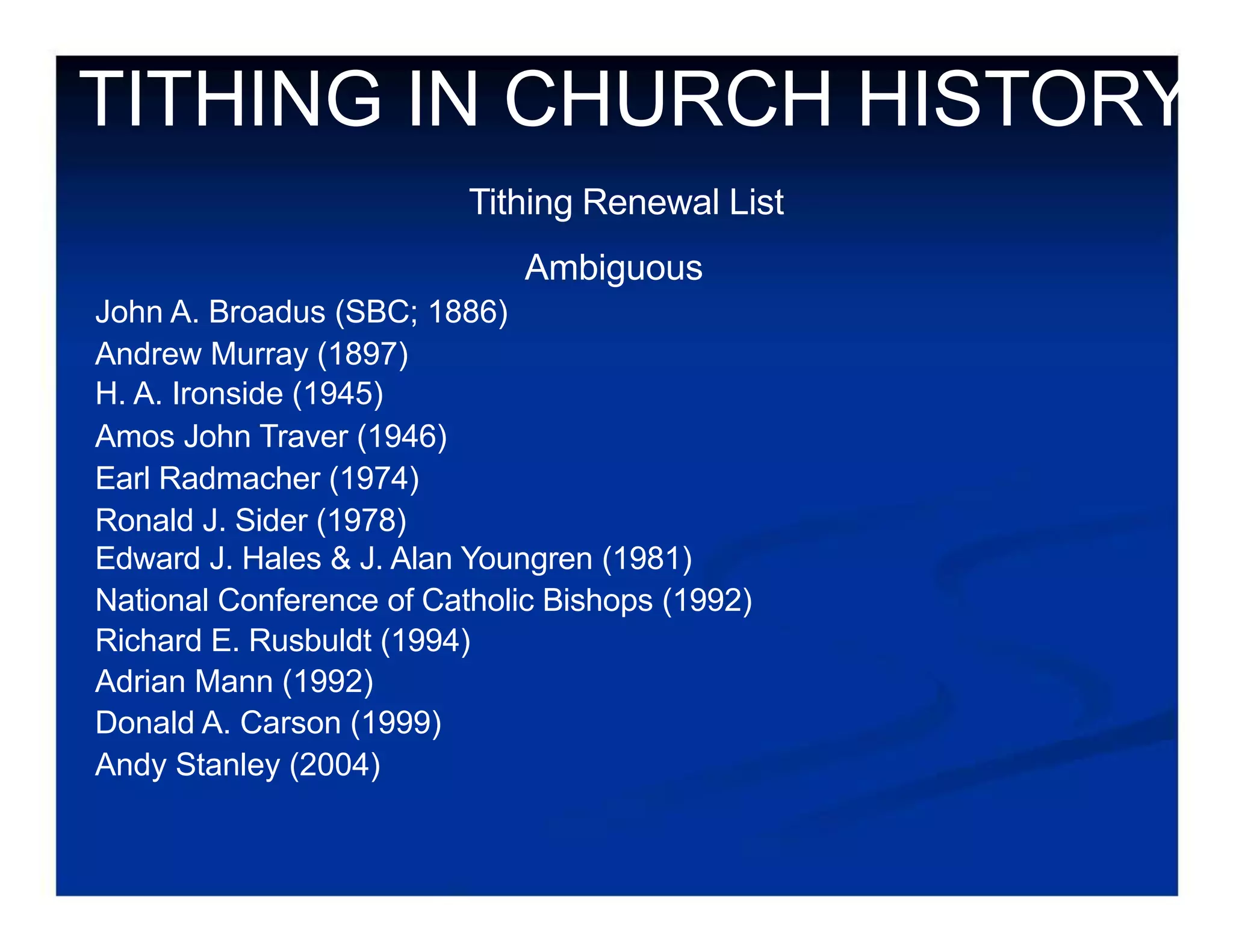 Tithing introduction powerpoints | PPTX