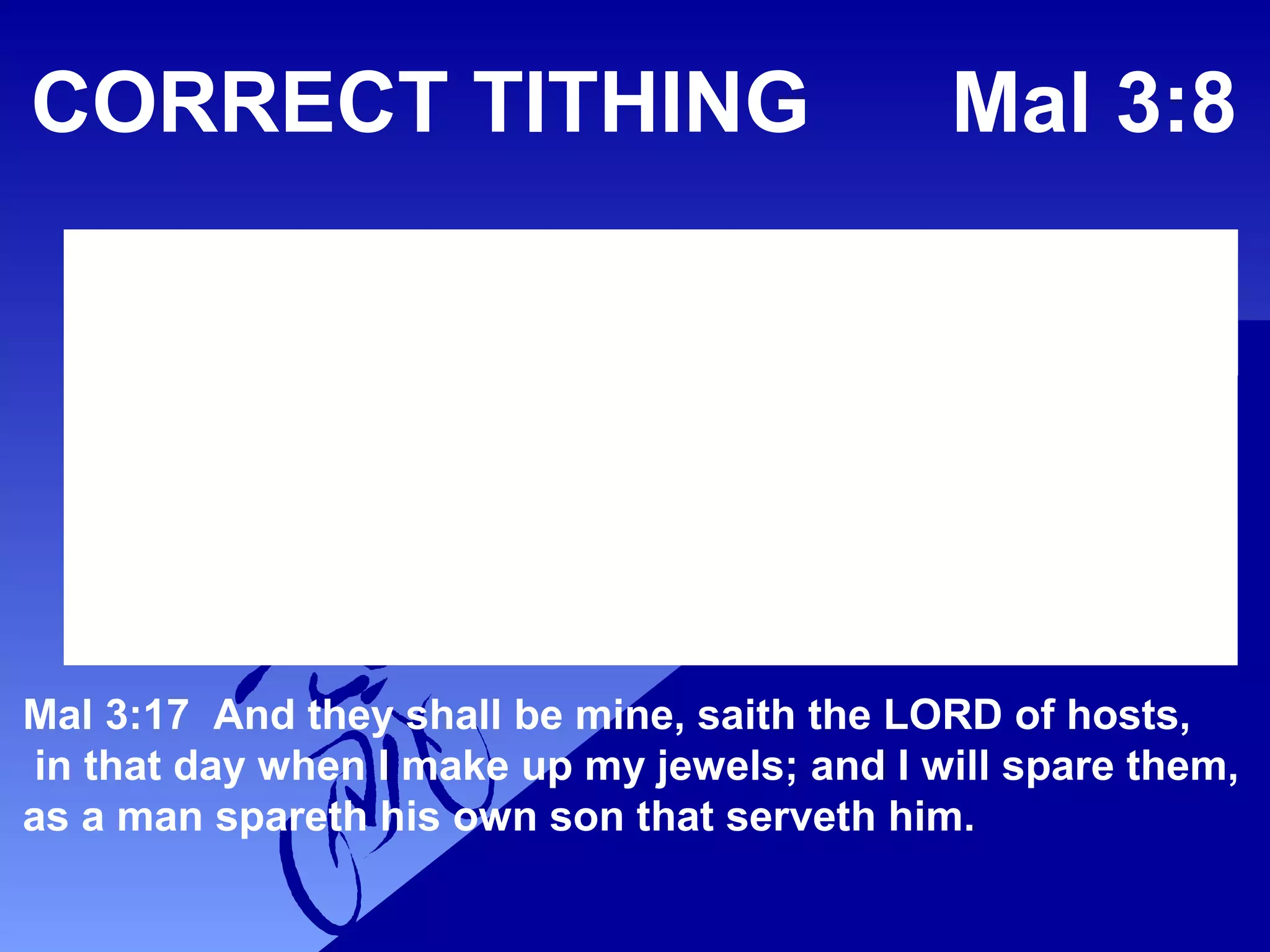 Tithing system | PPT