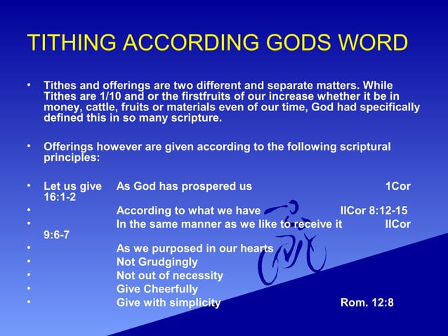 Tithing system | PPT