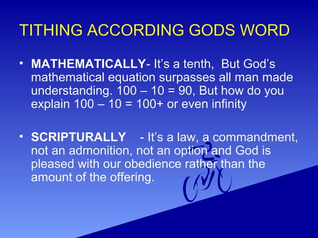 Tithing system | PPT