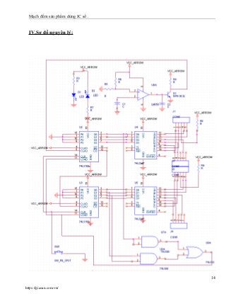 Đề tài Thiết kế mạch đếm 60 sản phẩm dùng IC 74ls192 | PDF