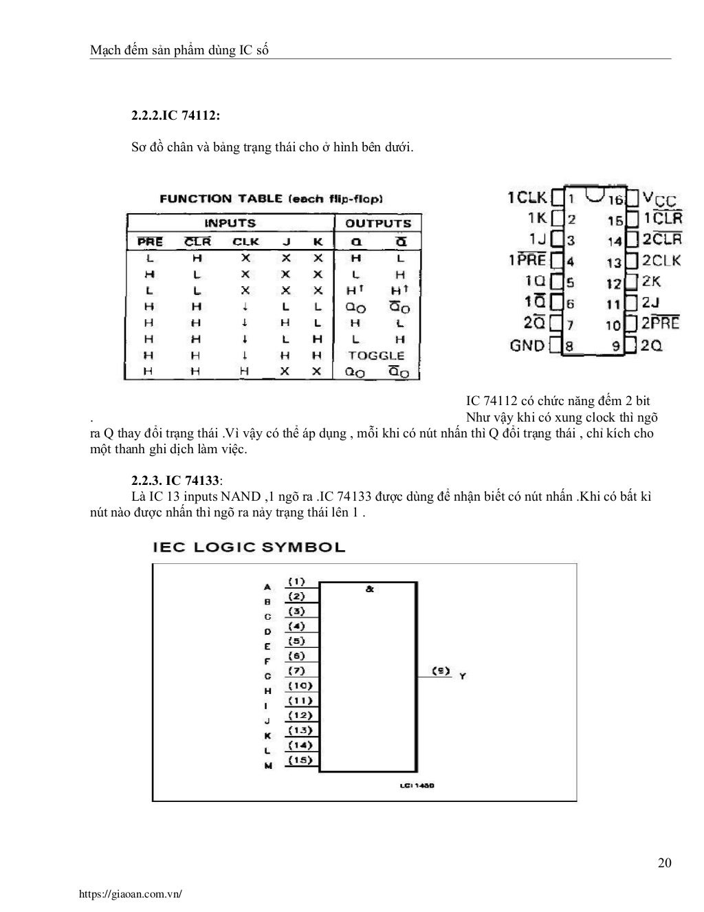 Đề tài Thiết kế mạch đếm 60 sản phẩm dùng IC 74ls192 | PDF