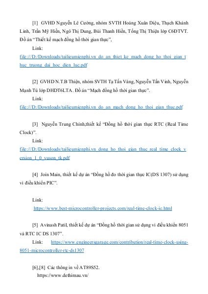Đề tài Thiết kế mạch đồng hồ đo thời gian thực | PDF