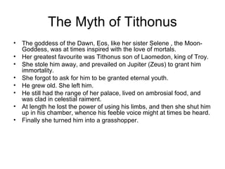 Tithonus | PPT