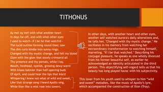 Tithonus | PPTX