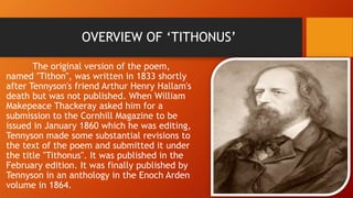 Tithonus | PPTX