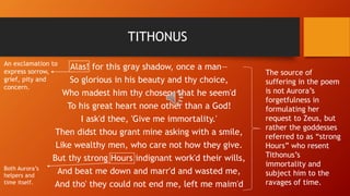 Tithonus | PPTX