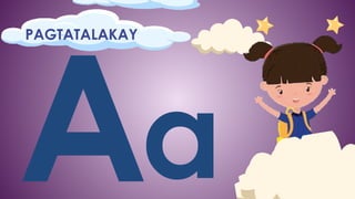 tunog ng titik Aa-mga halimbawa, larawan at worksheet | PPTX