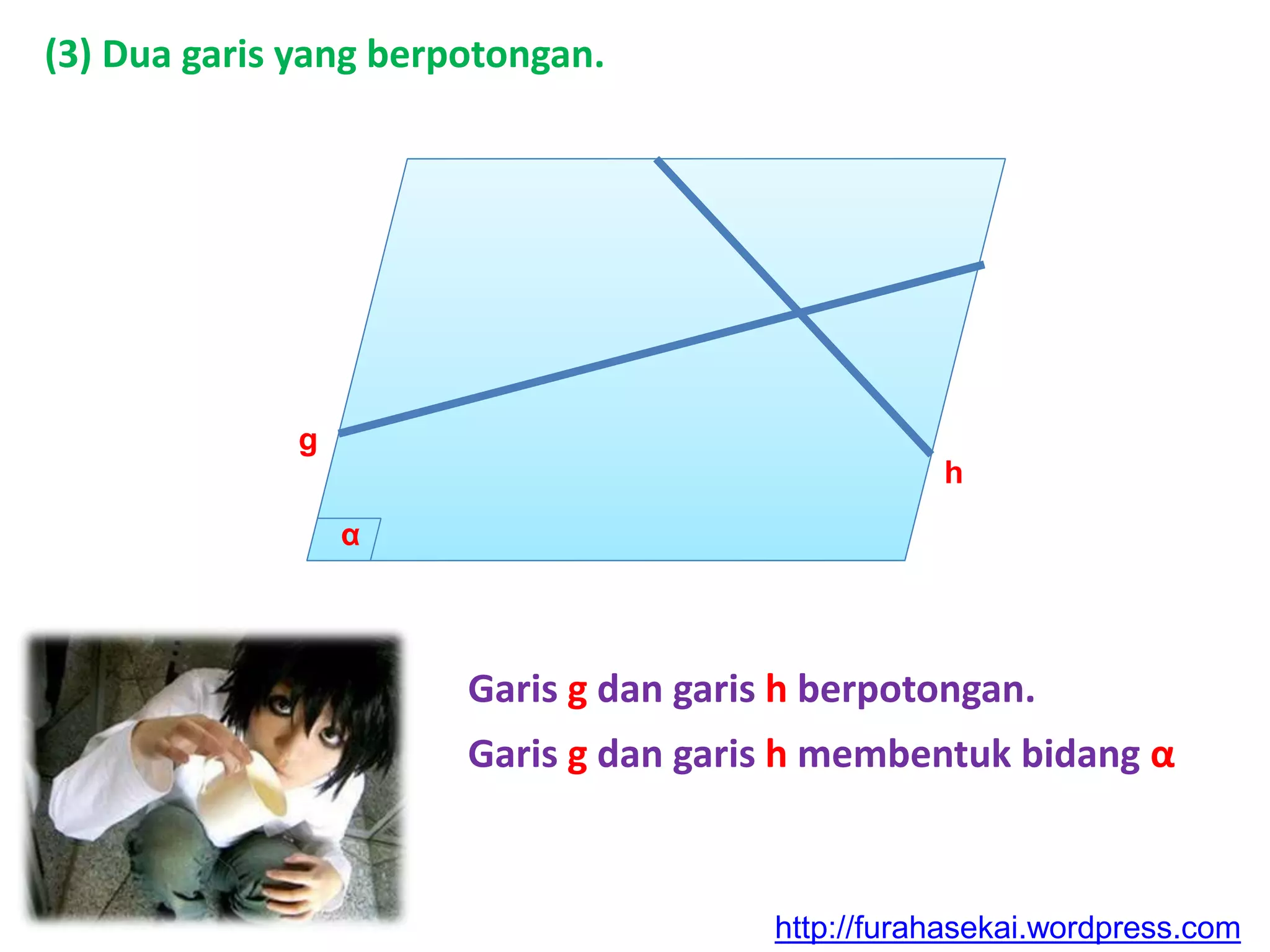 Geometri Dimensi Tiga ~ titik, garis dan bidang | PPTX
