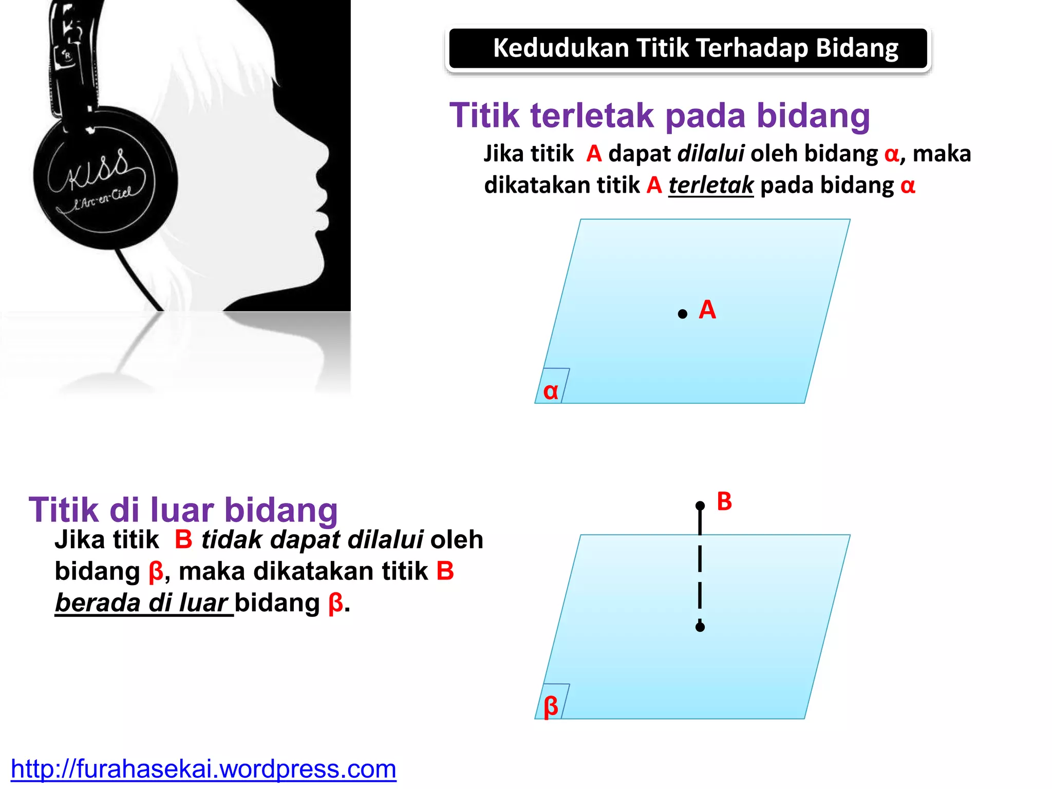 Geometri Dimensi Tiga ~ titik, garis dan bidang | PPTX