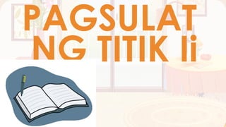 Titik-Ii- tunog ng titik Ii, mga halimbawa at worksheet | PPTX