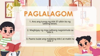 Titik-Ii- tunog ng titik Ii, mga halimbawa at worksheet | PPTX