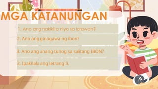 Titik-Ii- tunog ng titik Ii, mga halimbawa at worksheet | PPTX