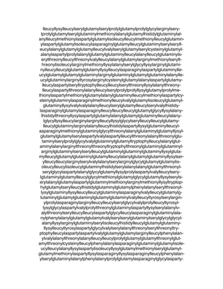Full IUPAC Name for the Protein Titin | PDF